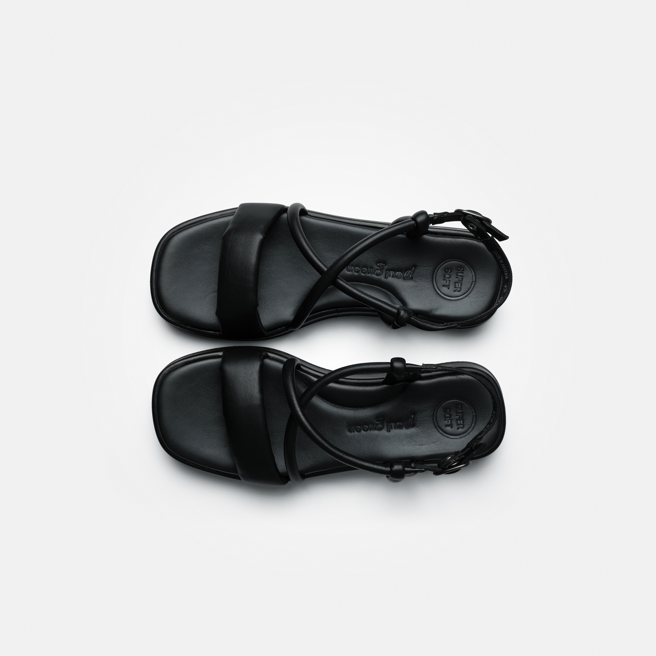 SUPER SOFT sandals in black - Paul Green