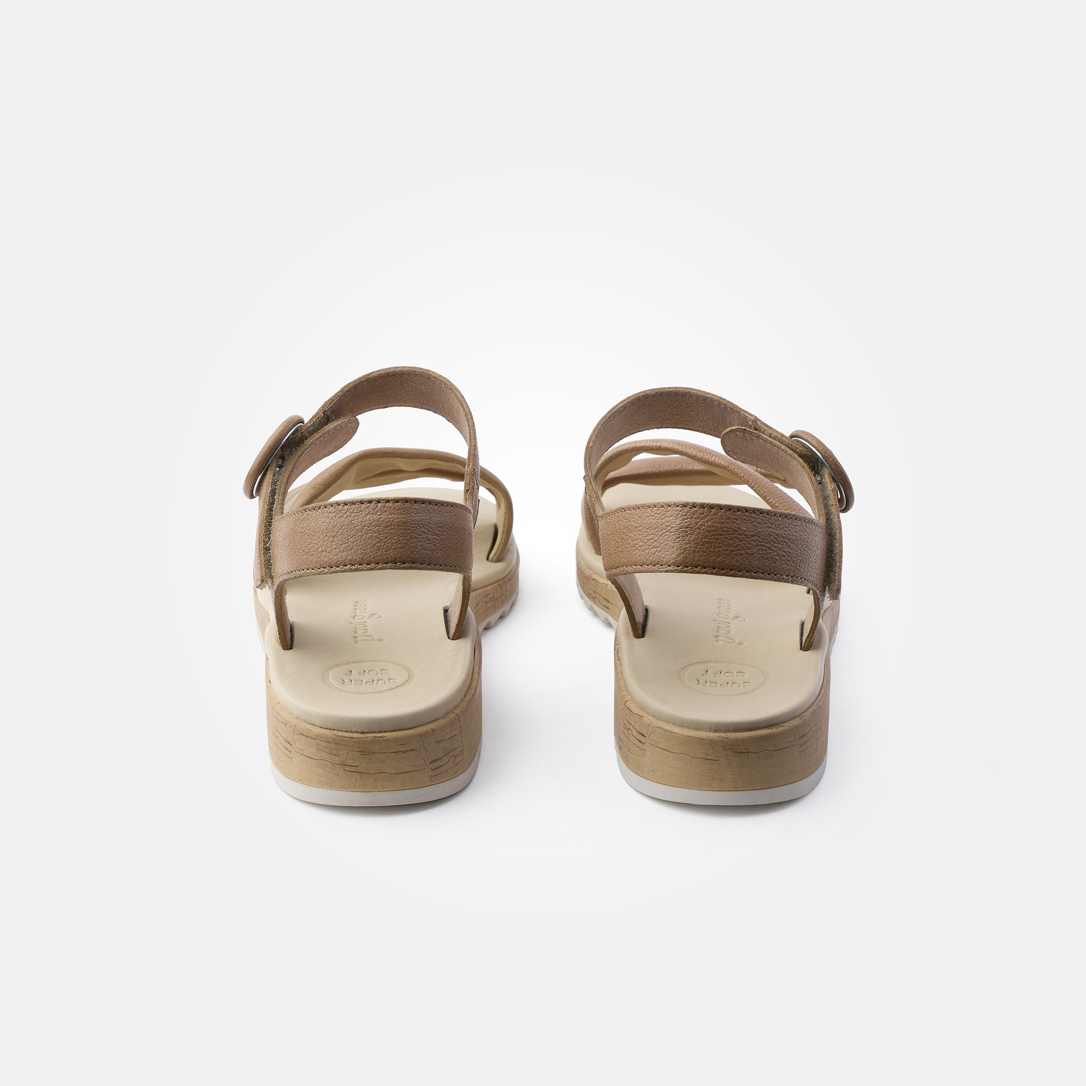 SUPER SOFT sandals in medium brown - Paul Green